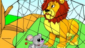 The-Lion-the-Mouse-and-the-Hunter – Kids Story – Short stories for kids